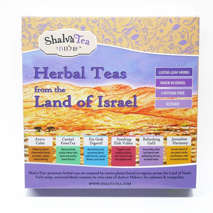 Shalva Tea Sampler Gift Pack | Israeli Herbal Tea - souvenirs – ICEJ Store